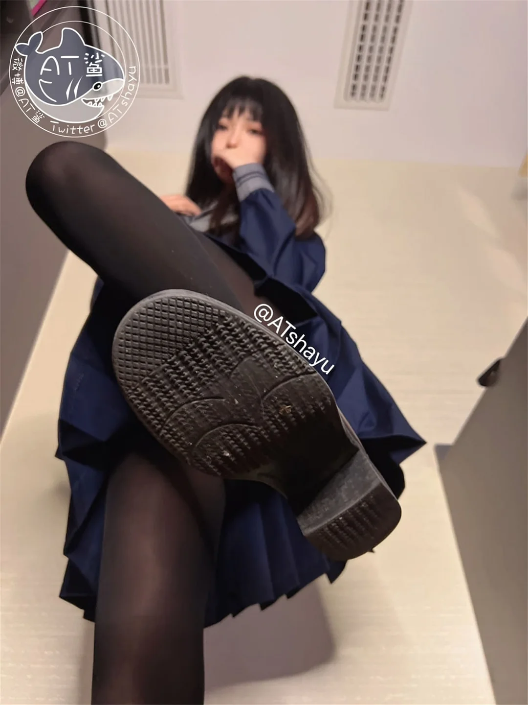 AT鲨 - JK黑丝 [41P] | 91绅士 | 超清写真集 | 91shenshi